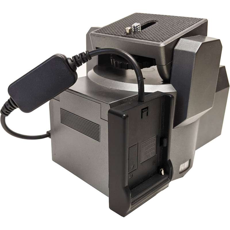 Bescor MP-101 Motorized Pan & Tilt Head with MP6VA L-Series Battery ...