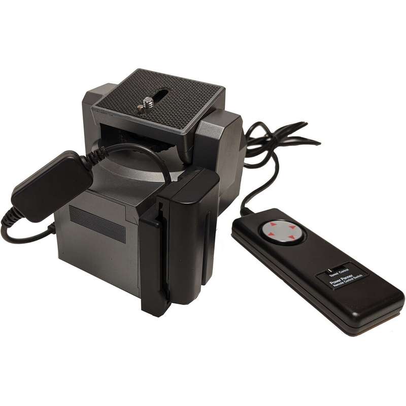 Bescor MP-101 Motorized Pan & Tilt Head with L-Series Battery Power Kit ...