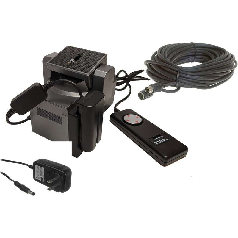 Bescor MP-101 Pan/Tilt Head, 20' Remote Extension & AC/Battery Power ...