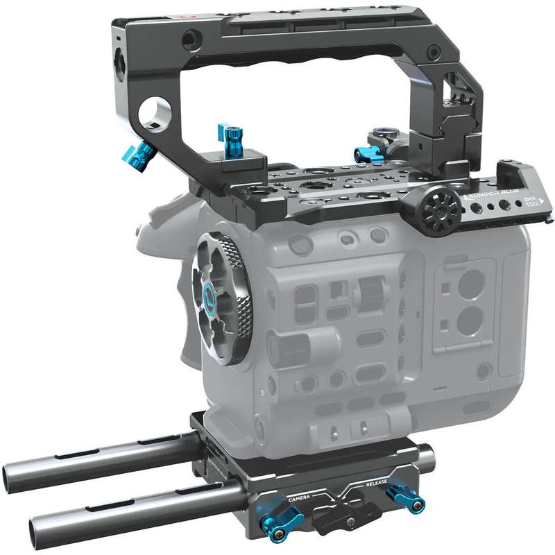 Kondor Blue Base Rig for Sony FX6 (Space Gray) | Rig Designer